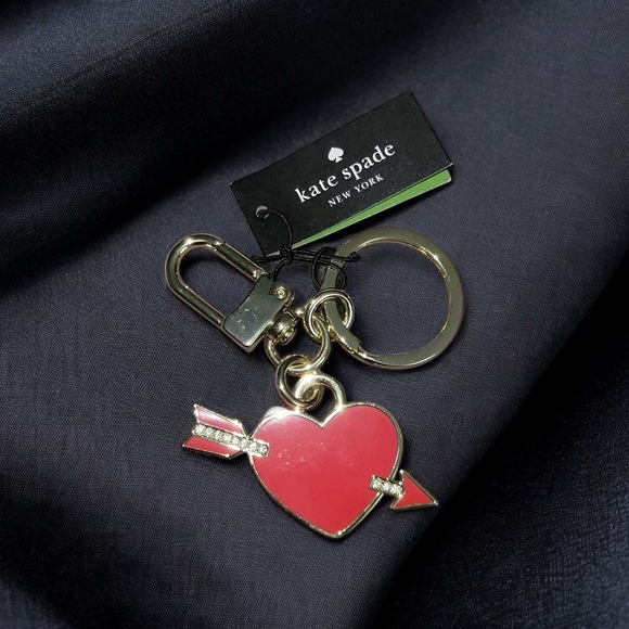 kate spade | Accessories | Kate Spade Love Shack Red Heart And Arrow ...